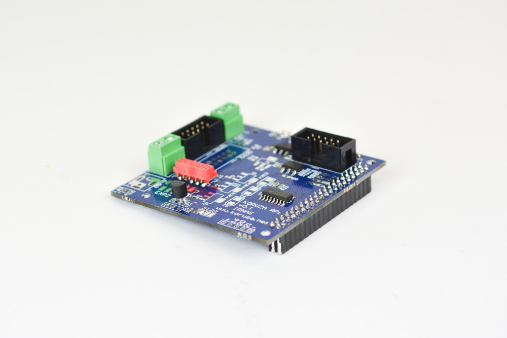 Shield for interfacing Rpi with KORUZA electronics.